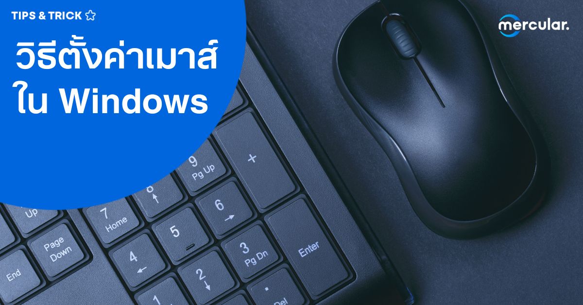 รวมวิธีตั้งค่าเมาส์ใน Windows ปรับความเร็วยังไงให้ถูกใจกว่าเดิม