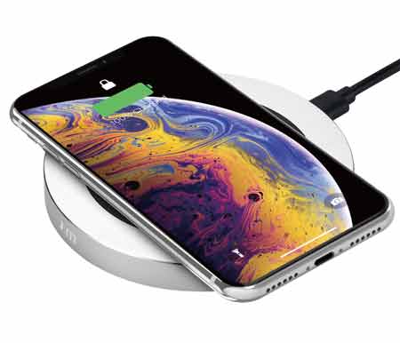 แท่นชาร์จ Just Mobile AluBase Wireless Aluminum High Speed Wireless Charger