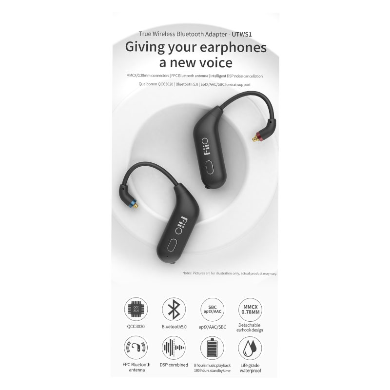 FiiO UTWS1 True Wireless Bluetooth Adapter