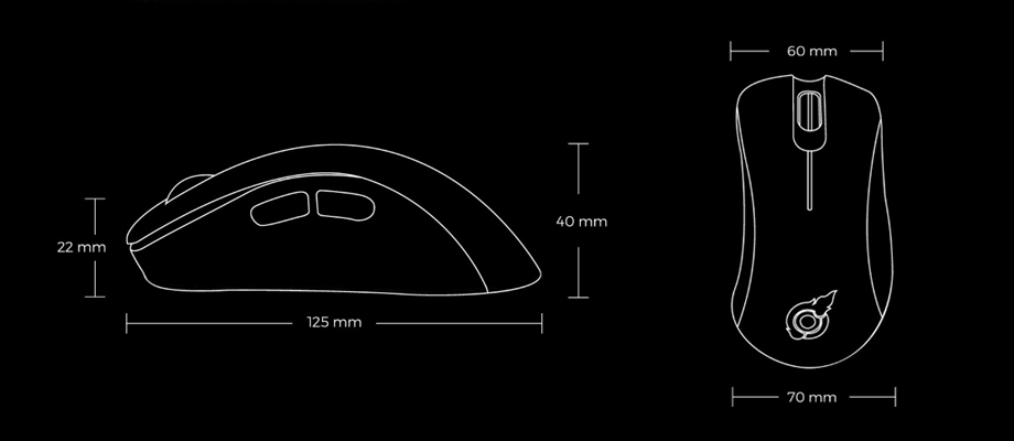 เมาส์ Loga Deva Pro Gaming Mouse