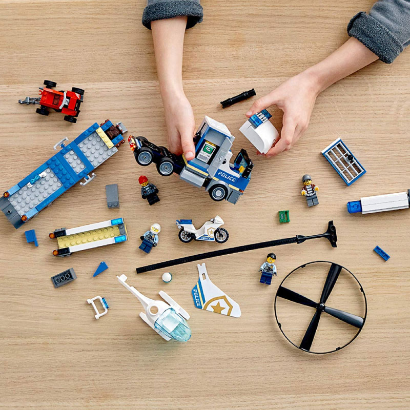 Lego City 60244 Police Helicopter Transport V29