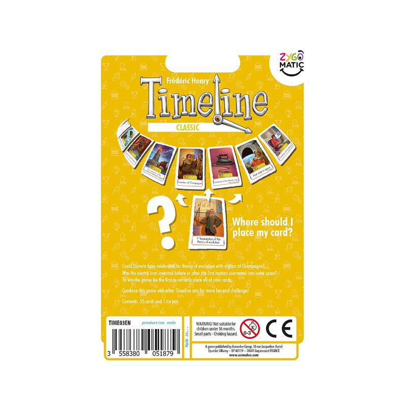 บอร์ดเกม Timeline Classic Card Pack