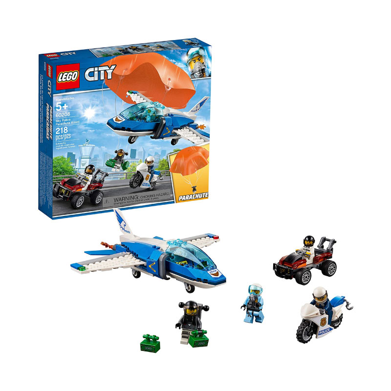 Lego City 60208 Sky Police Parachute Arrest