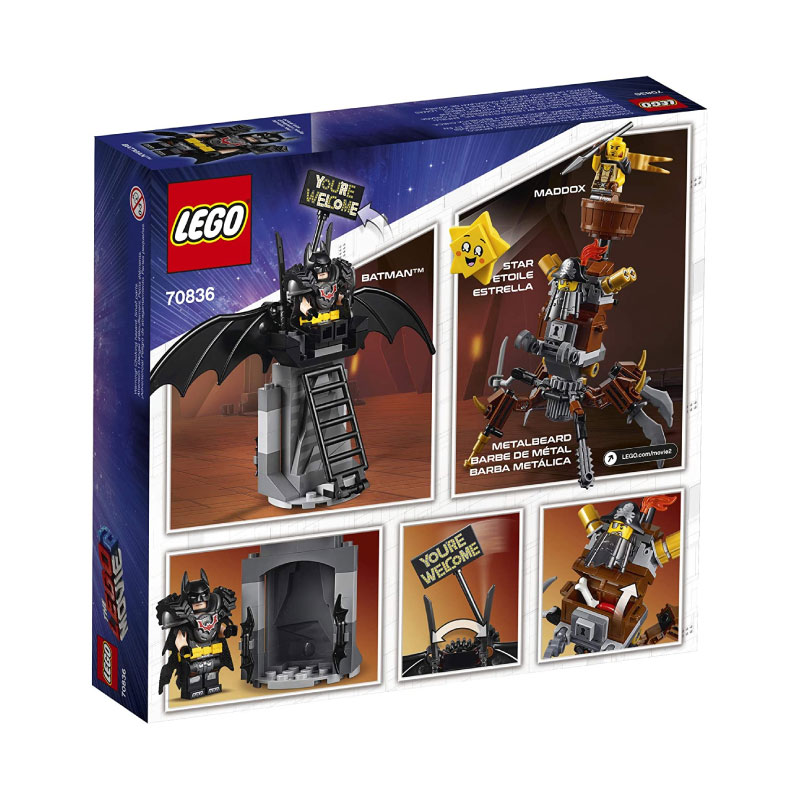 Lego THE LEGO MOVIE 2 70836 Battle Ready Batman and MetalBeard