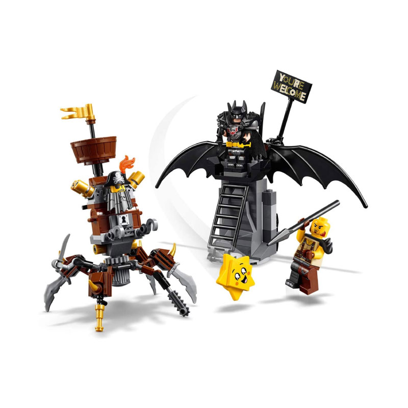 Lego THE LEGO MOVIE 2 70836 Battle Ready Batman and MetalBeard