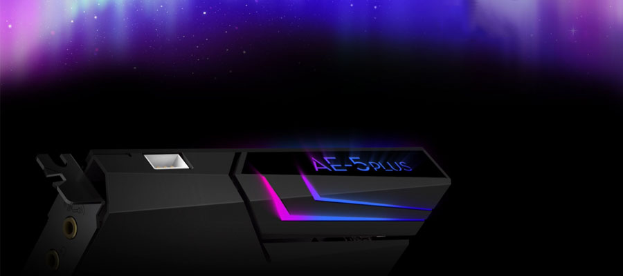 การ์ดเสียง Creative Sound BlasterX AE-5 Plus