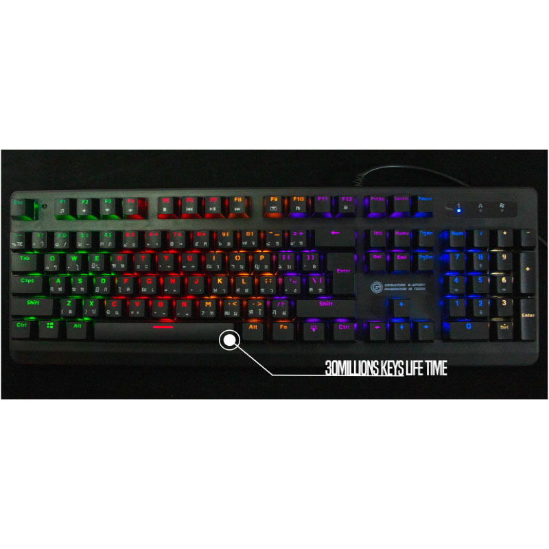 คีย์บอร์ด Neolution E-sport Quantum Blue Switch Mechanical Keyboard