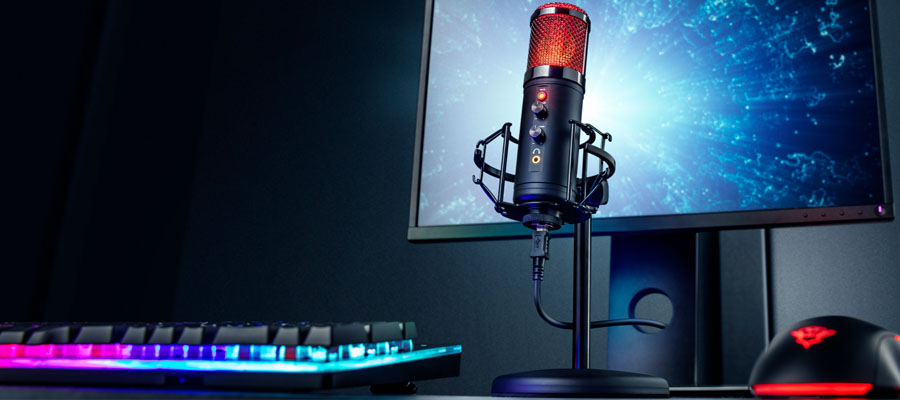 ไมโครโฟน Trust GXT 256 Exxo USB Streaming Microphone