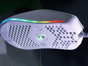 เมาส์ EGA Type M3 Gaming Mouse น้ำหนักเบา ดีไซน์รังผึ้งราคาประหยัด