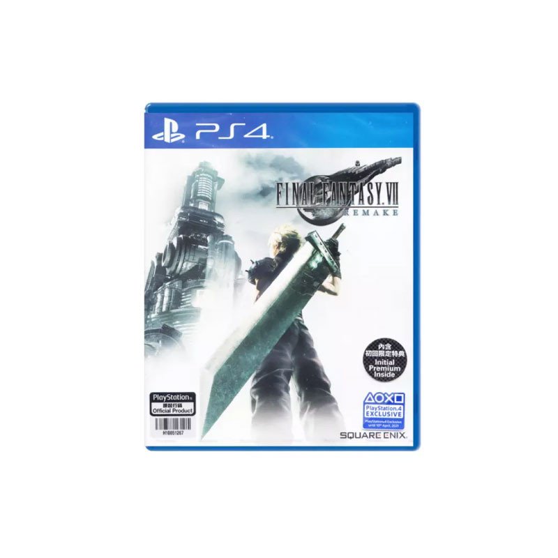 PS4 FINAL FANTASY VII REMAKE (MULTI-LANGUAGE) (ASIA) Game Console