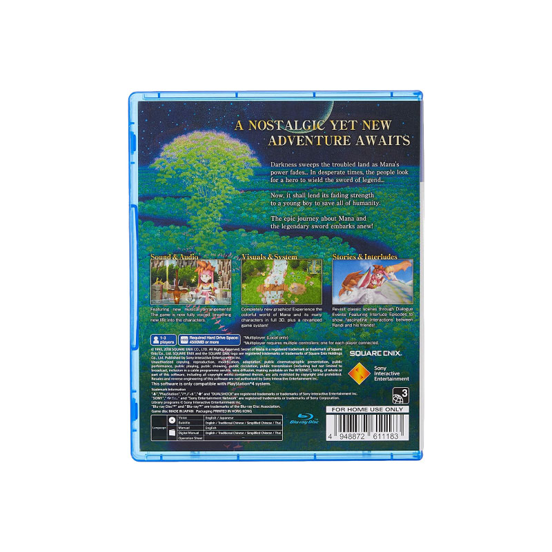 PS4 SEIKEN DENSETSU 2 SECRET OF MANA (ASIA) Game Console