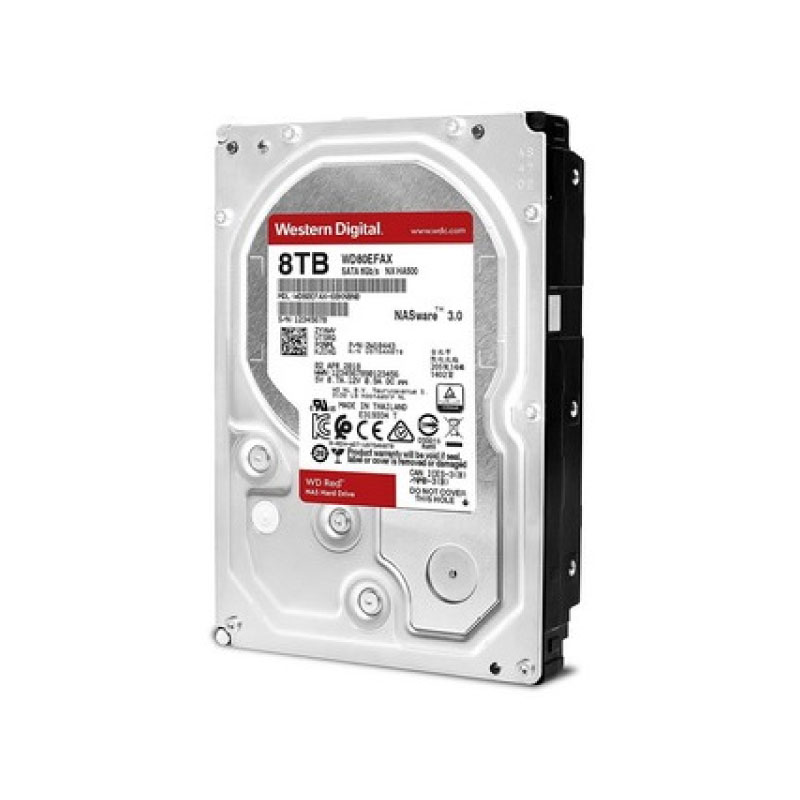 ฮาร์ดดิสก์ WD 8 TB NAS WD80EFAX Cavier Red Harddisk
