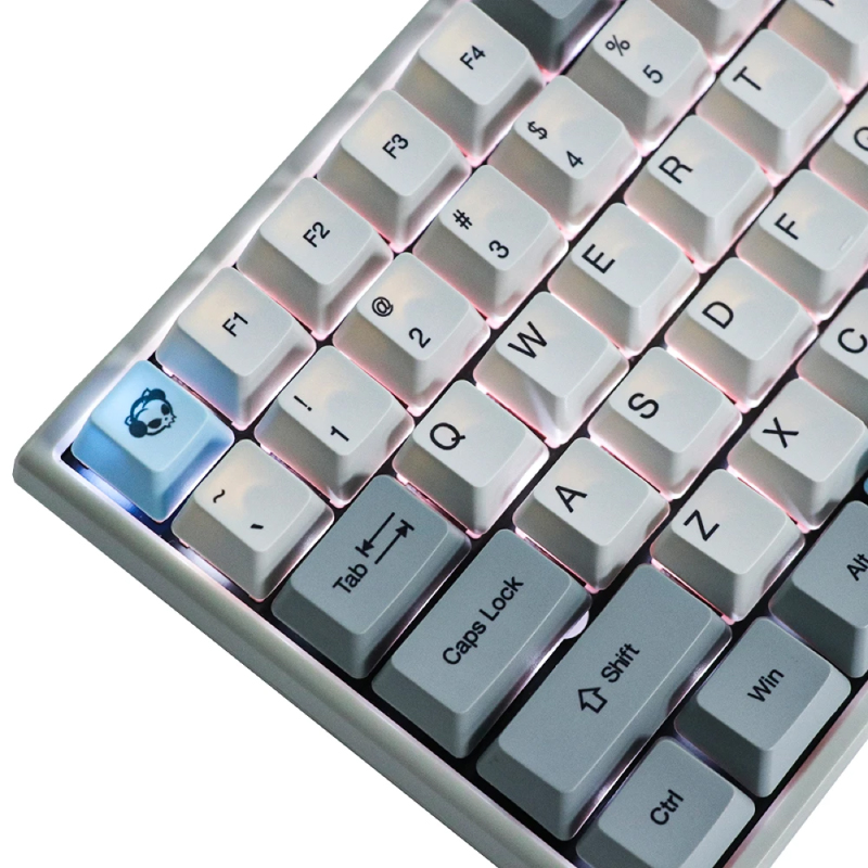 คีย์บอร์ด Akko 3084 Silent White Backlit Wireless Keyboard Akko Switch