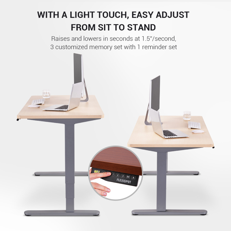 ขาโต๊ะปรับระดับไฟฟ้า Flexispot E3 2-Motor Electric Height Adjustable Table