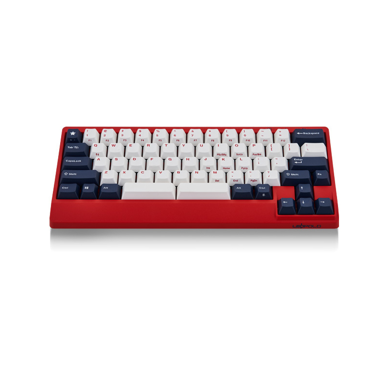 คีย์บอร์ด Leopold FC650M Double Space White/Blue Red case PD Mechanical ...