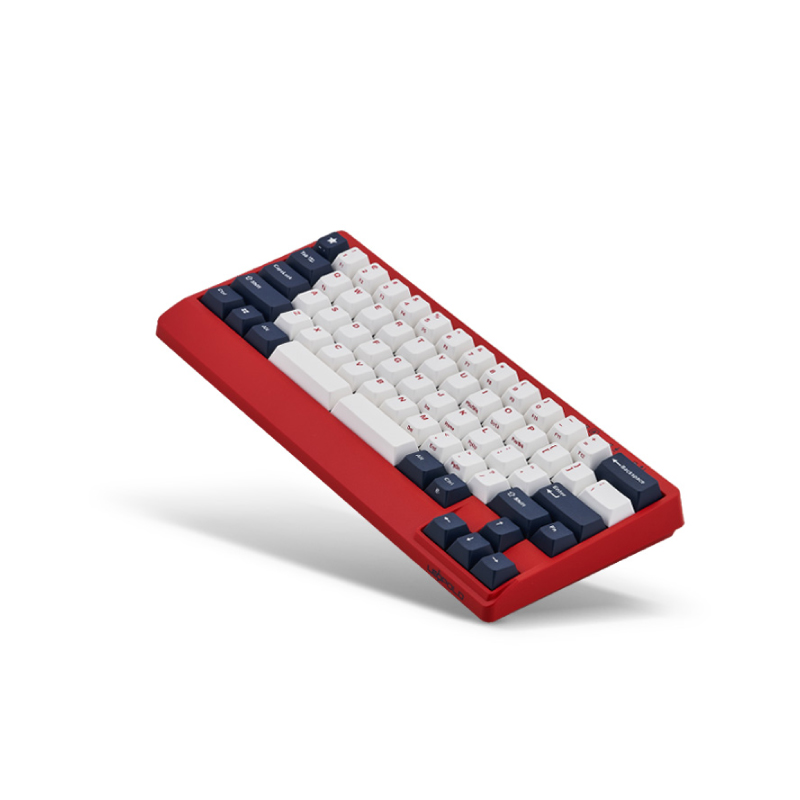 คีย์บอร์ด Leopold FC650M Double Space White/Blue Red case PD Mechanical ...