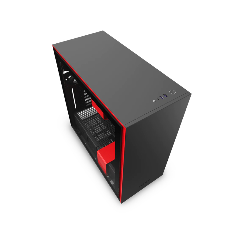 เคส NZXT H710 BLACK/RED Computer Case