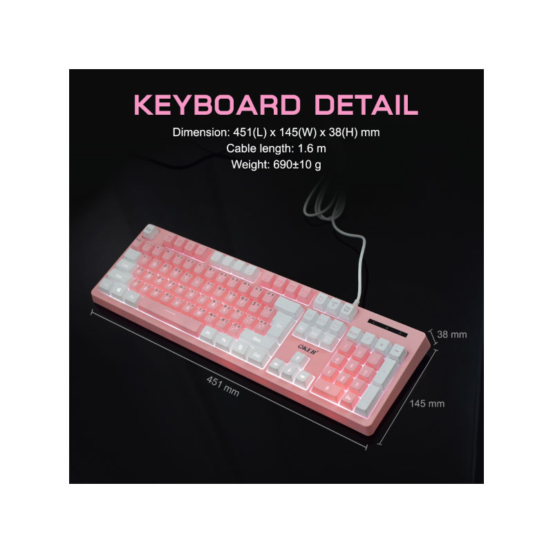คีย์บอร์ด OKER KB-912 Gaming Keyboard