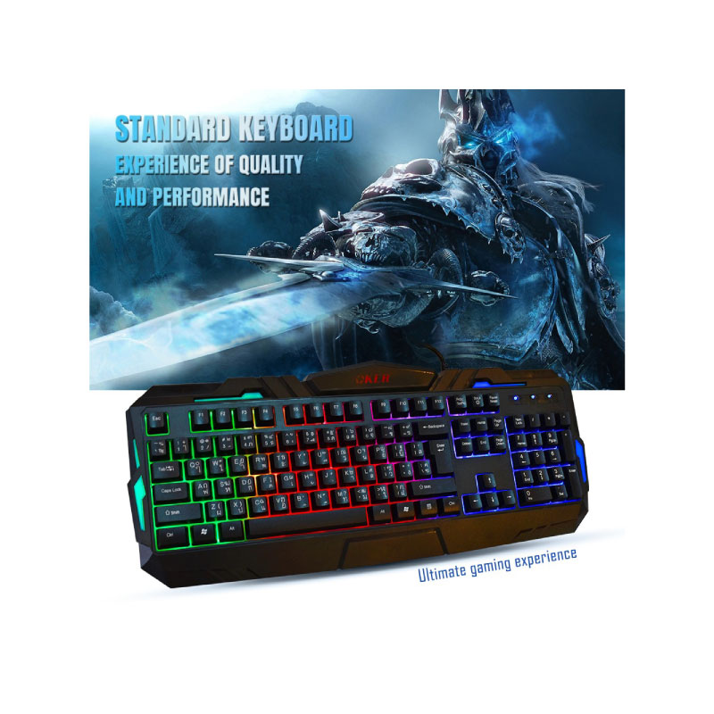 คีย์บอร์ด OKER S-917 Gaming Keyboard