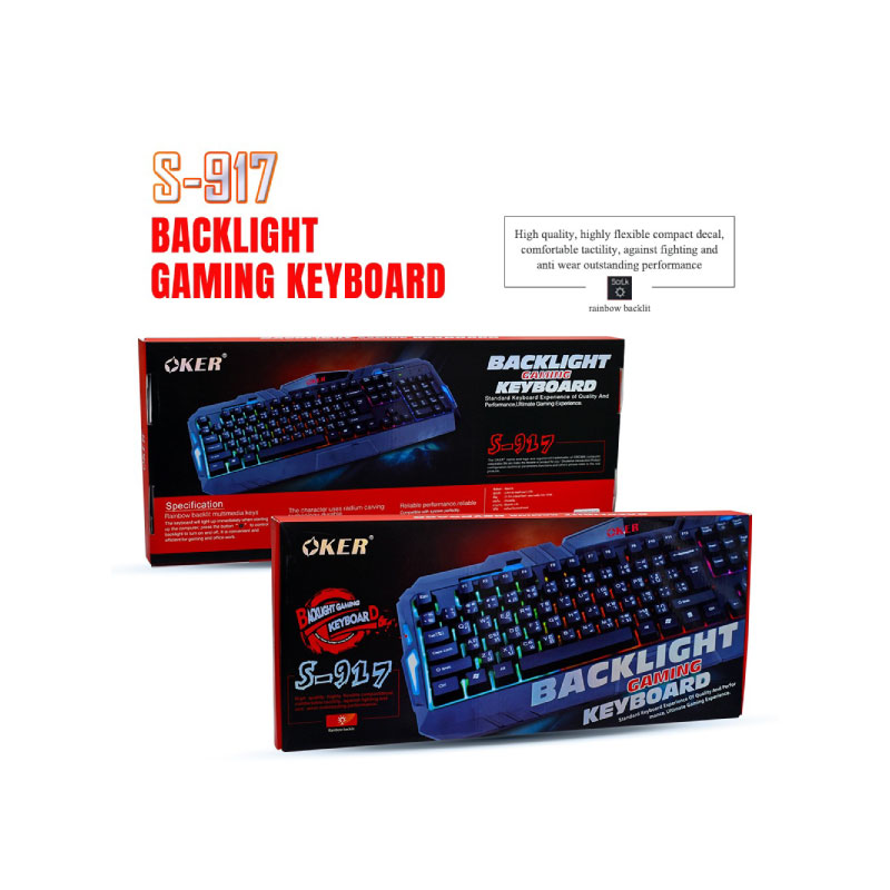 คีย์บอร์ด OKER S-917 Gaming Keyboard