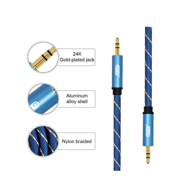 สายสัญญาณ ERTK AUX 3.5mm to 3.5mm Audio Wire