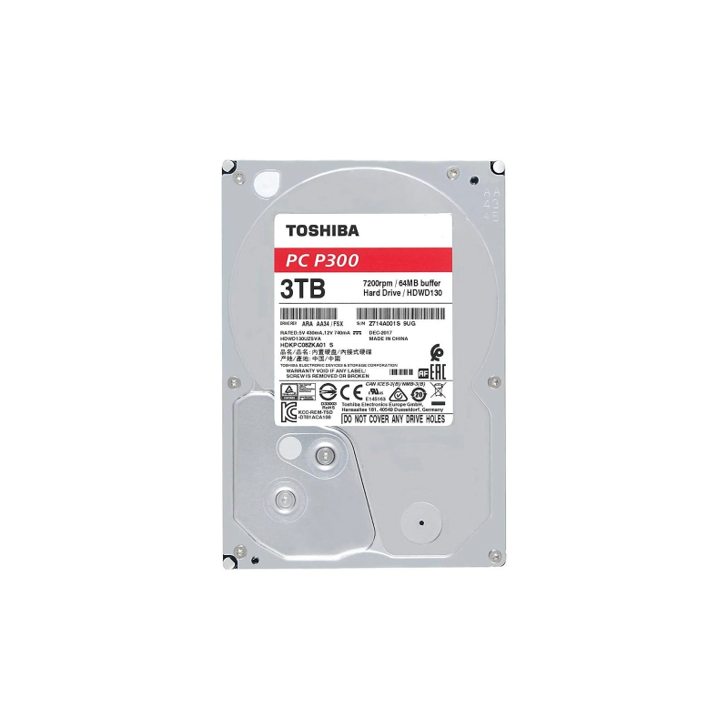 HDD Toshiba P300 3TB Harddisk