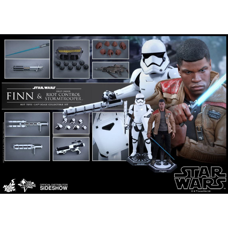 ฟิกเกอร์ Hot Toys Finn & Stormtrooper 1/6 Scale Figure