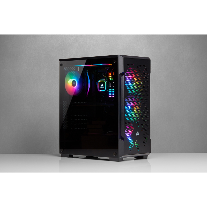 เคส Corsair iCUE 220T RGB Airflow Tempered Glass Mid-Tower Computer ...