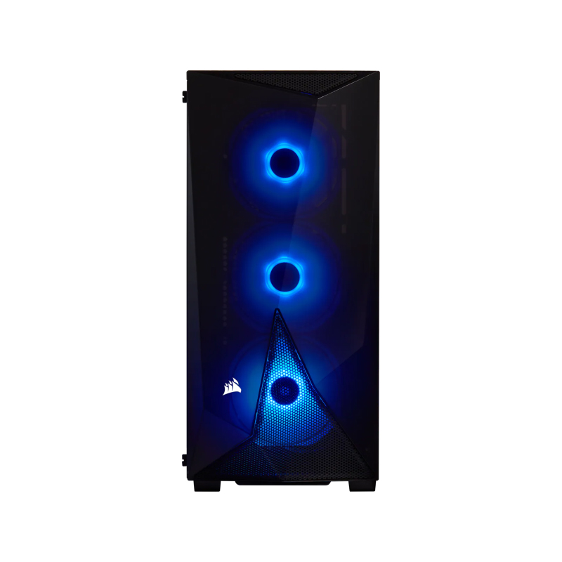 เคส Corsair SPEC-DELTA RGB Tempered Glass Mid-Tower ATX Gaming Case