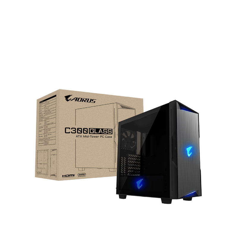 เคส Gigabyte AORUS C300 GLASS Computer Case