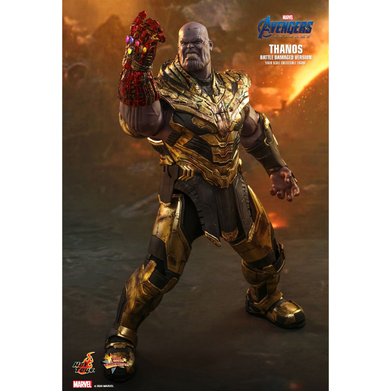 ฟิกเกอร์ Hot Toys Thanos: Avengers Endgame 1/6 (Battle Damaged Version ...