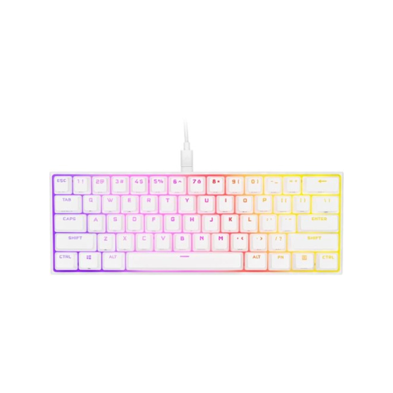 คีย์บอร์ด Ducky Miya Pro Panda LED White Mechanical Keyboard