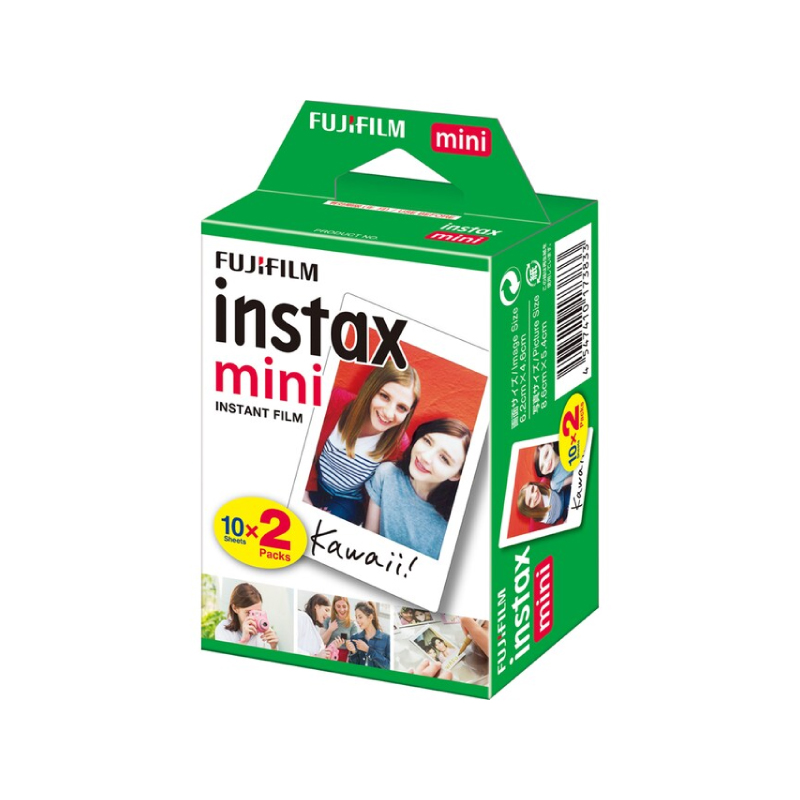 ม้วนฟิล์ม Fujifilm Instax Mini Film Instant Film Roll Twin Pack (10x2)
