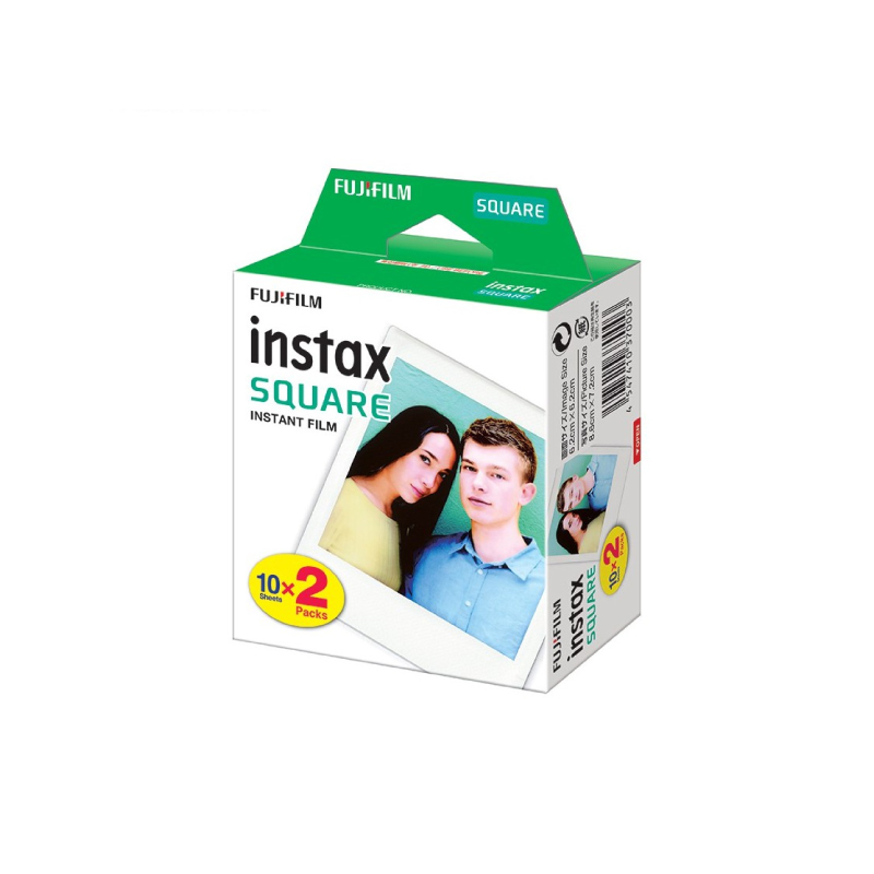 ม้วนฟิล์ม Fujifilm Instax Square Film Instant Film Roll Twin Pack (10x2)