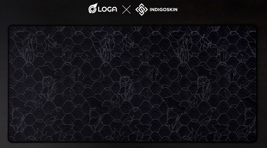 แผ่นรองเมาส์ Loga X Indigoskin : Mantra XXL Limited Edition Mousepad