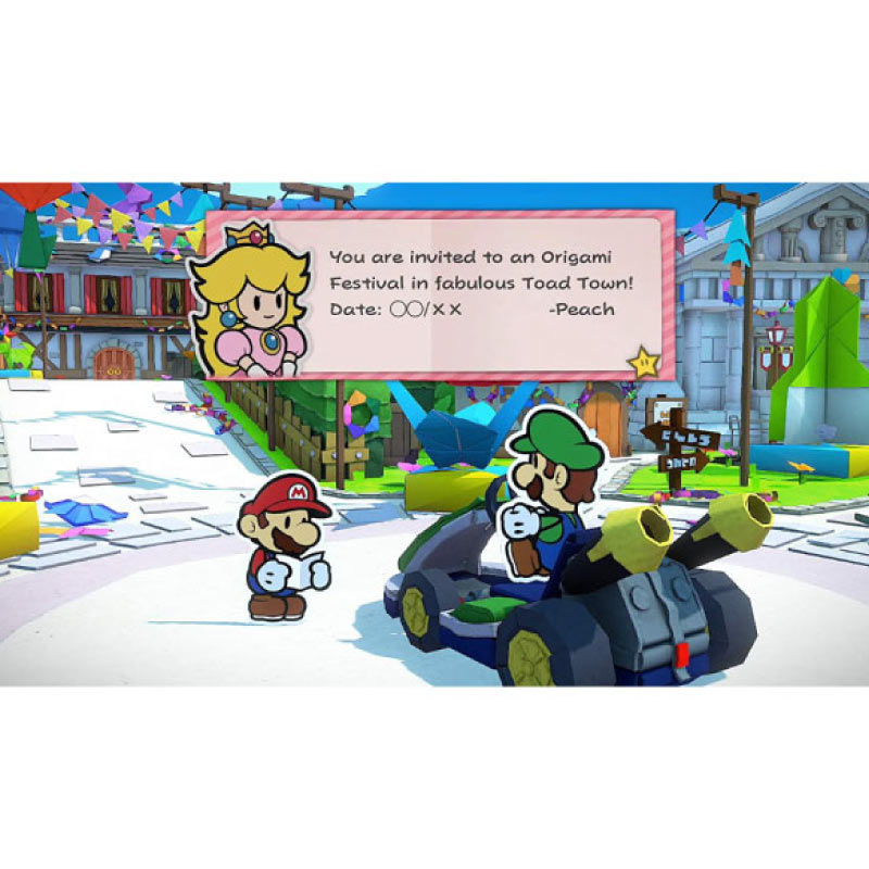 แผ่นเกม Nintendo Switch PAPER MARIO: THE ORIGAMI KING (MULTI-LANGUAGE ...