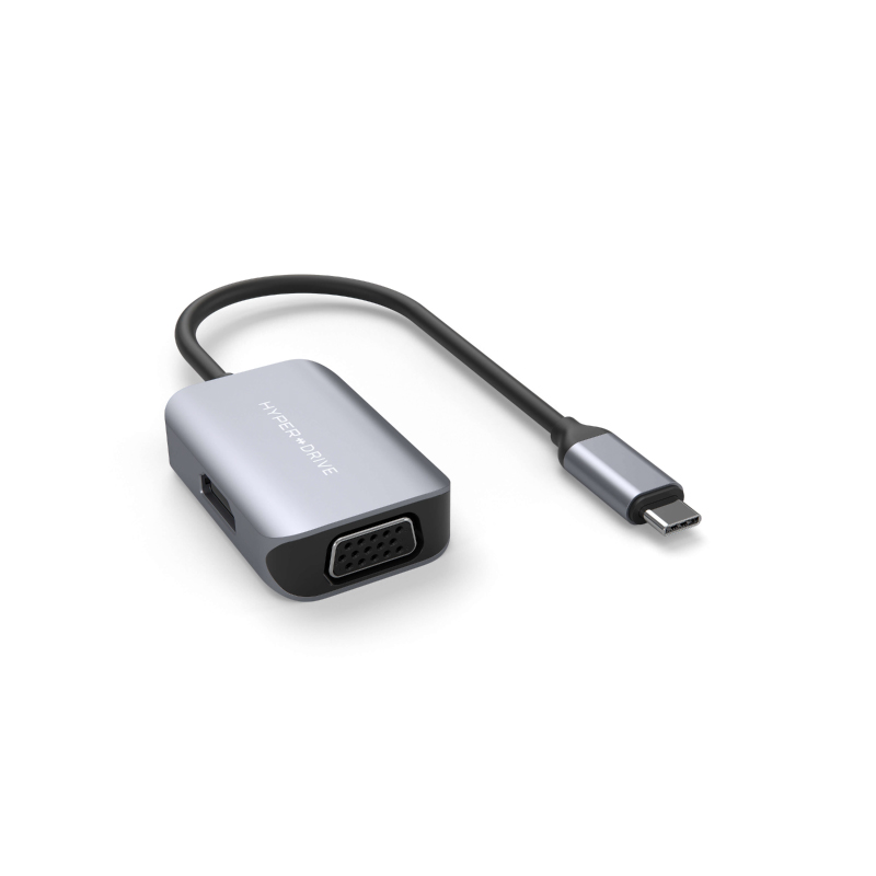 ตัวแปลง Hyper HyperDrive USB-C to HDMI and VGA Video Adapter
