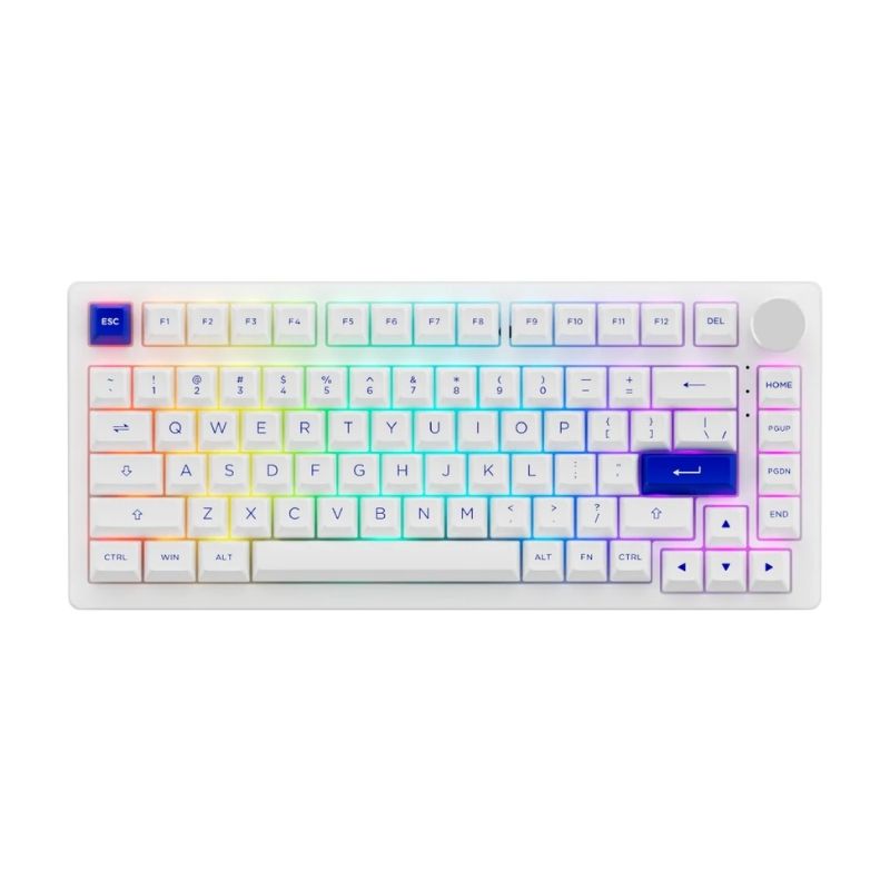 คีย์บอร์ด Akko PC75B Plus ดีไซน์สวย ต่อไร้สาย พร้อมปุ่ม Knob