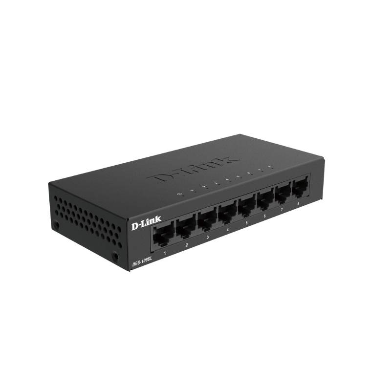 D-Link 8-Port Unmanaged Gigabit Switch (Metal) Router