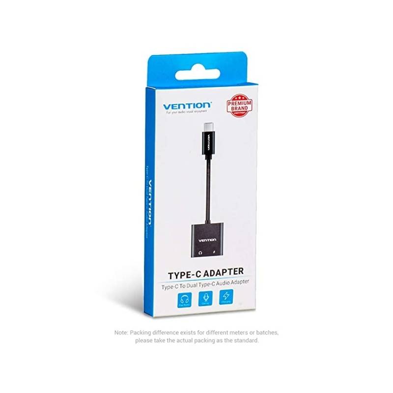 ตัวแปลง Vention USB-C to Dual USB-C Adapter