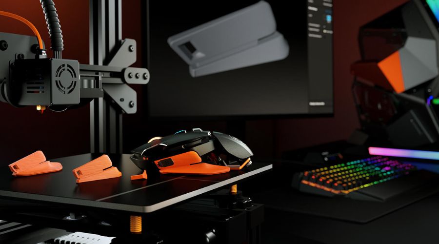 เมาส์ Cougar Dualblader จับแยกประกอบได้ ราคาสุดคุ้ม