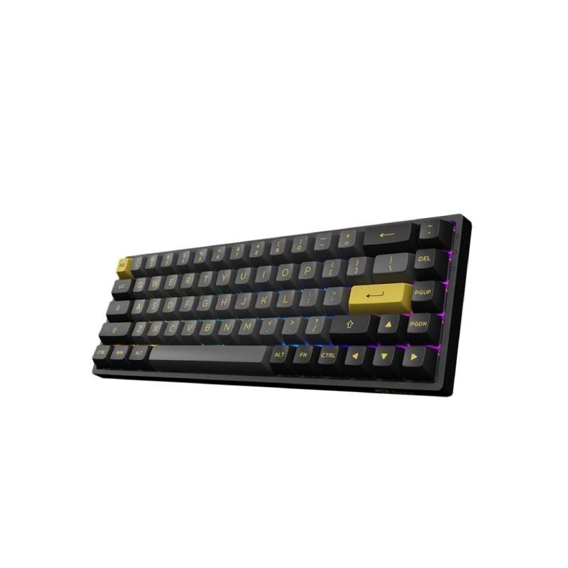 คีย์บอร์ด Akko 3068B Black & Gold Wireless Mechanical Keyboard (EN)
