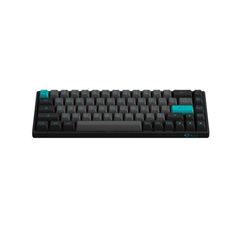 คีย์บอร์ด Akko 3068B Plus Black&Cyan Wireless Mechanical Keyboard (EN)