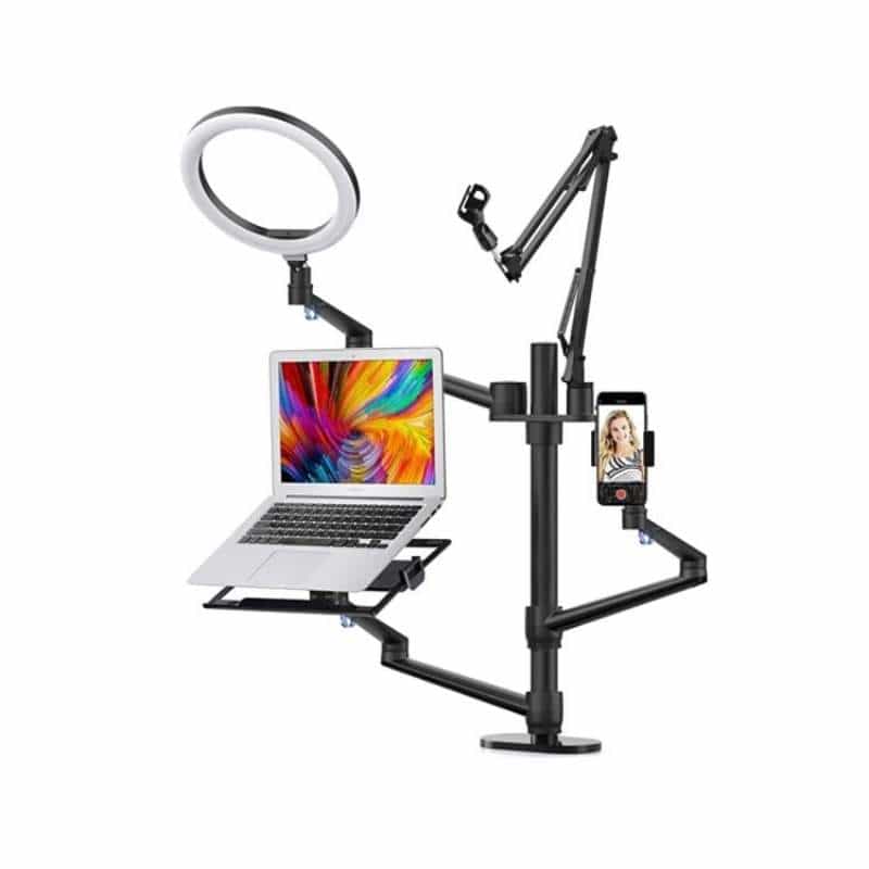 ขาตั้งโน๊ตบุ๊ค ModernEgo 6 in 1 Desktop Live Mount Laptop Stand
