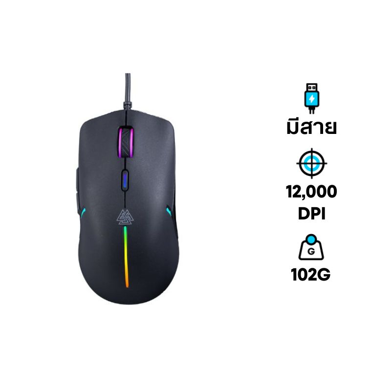 เมาส์ Loga Garuda PRO + Wireless Gaming Mouse