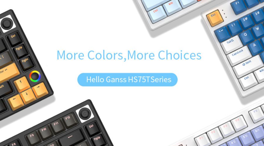 คีย์บอร์ด Hello Ganss HS75T Wireless Mechanical Keyboard (EN/TH)
