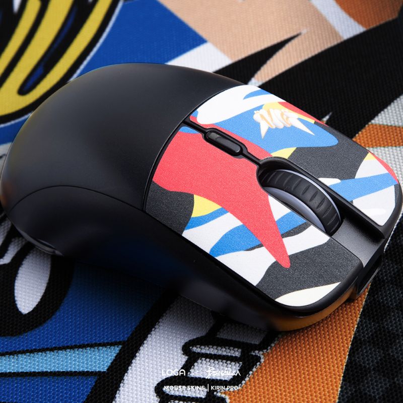 เมาส์กริป Loga Premium mouse skins : Benzilla Edition Mouse Grip