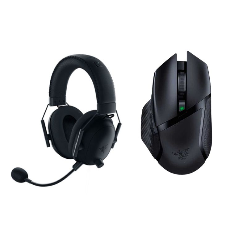 ชุดเล่นเกม Razer BlackShark V2 Pro + Basilisk X Hyperspeed Wireless ...