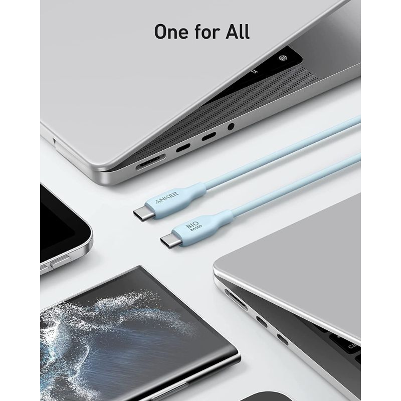 สายชาร์จ Anker 543 140W Bio-Based USB C to USB C Charging Cable