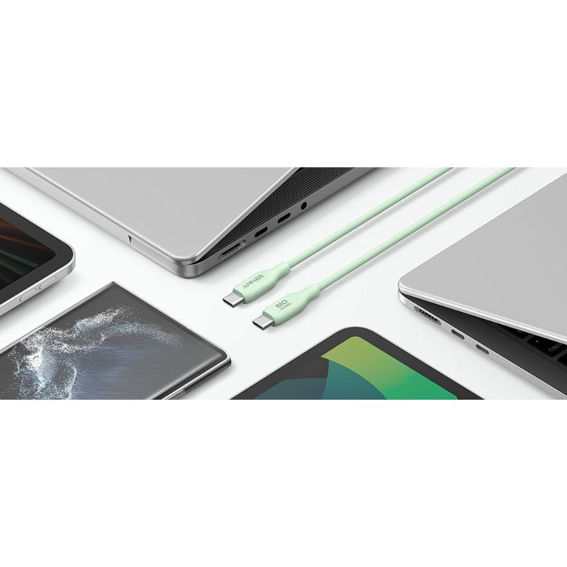 สายชาร์จ Anker 543 140W Bio-Based USB C to USB C Charging Cable
